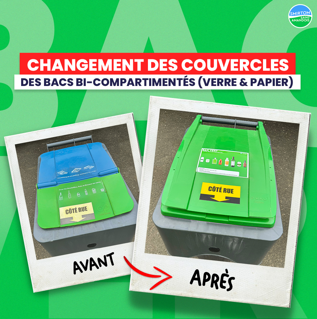 Transformation des bacs bi-compartimentés en bacs verts - SMIRTOM Saint ...